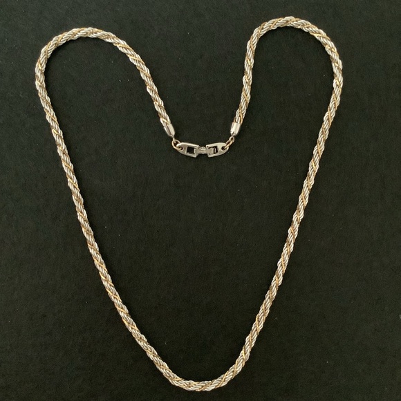 Napier | Jewelry | Vintage Napier Two Tone Rope Chain | Poshmark